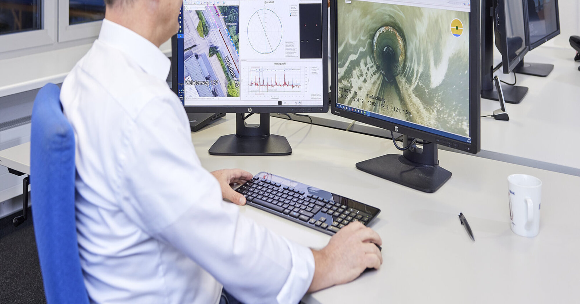 Software for central sewer data management for sewer system operators ...